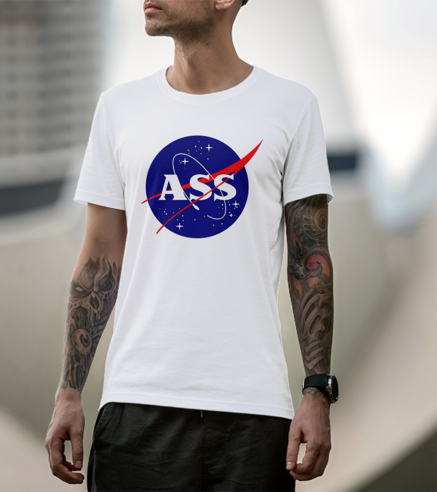 Nasa Ass Logo Space T-Shirt