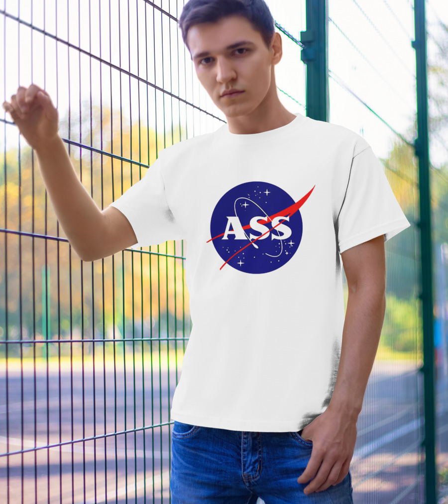 Nasa Ass Logo Space T-Shirt