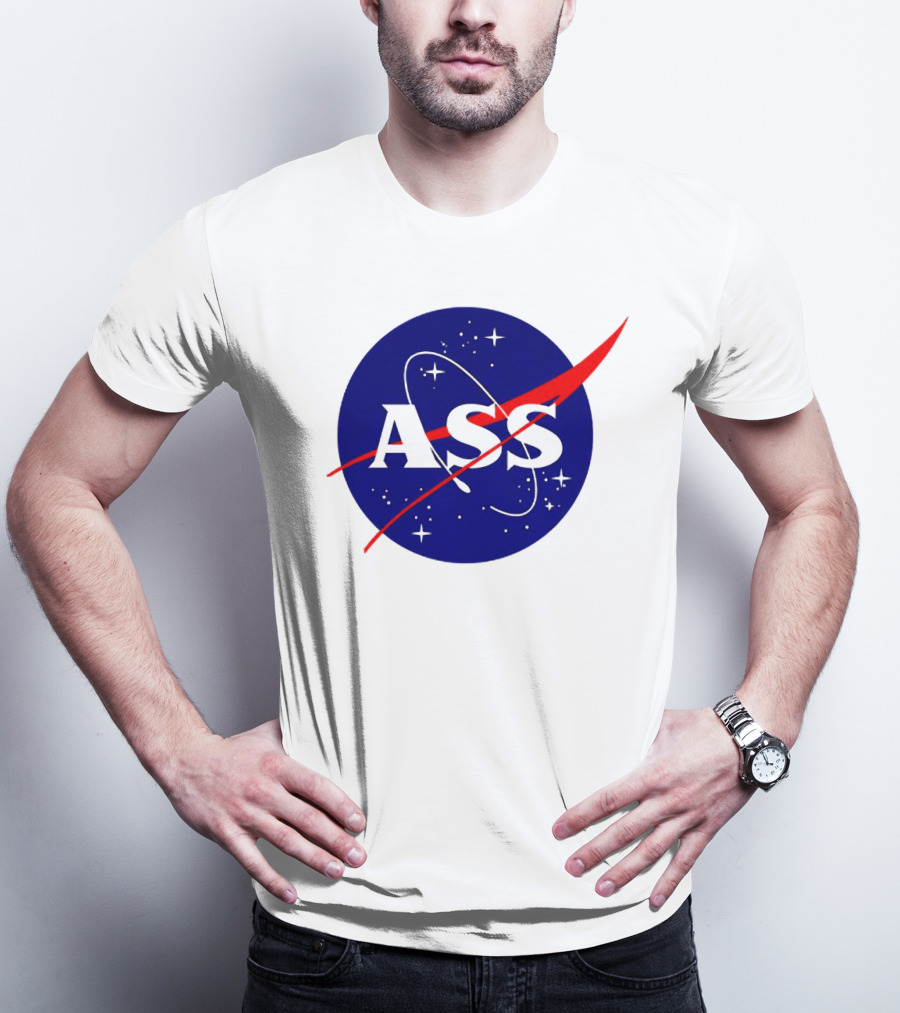 Nasa Ass Logo Space T-Shirt