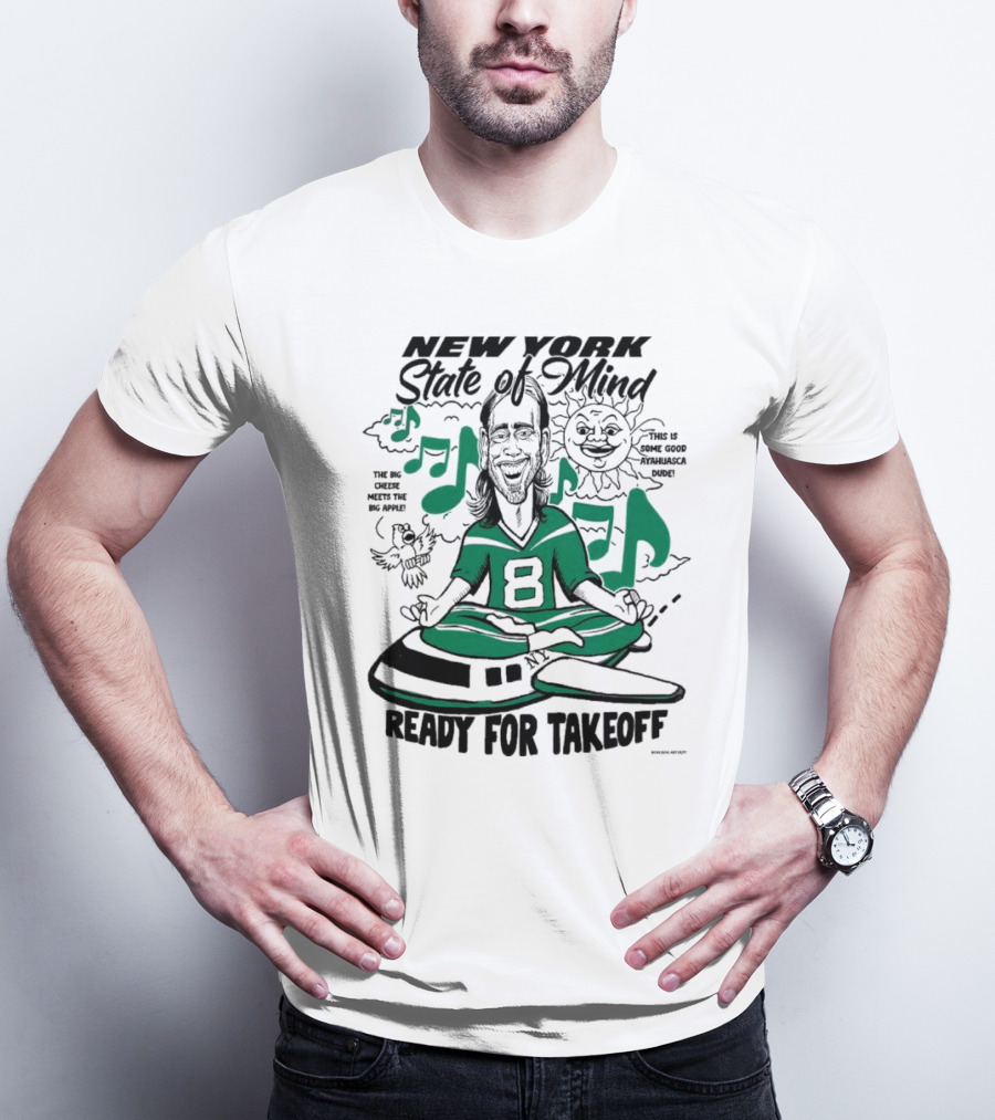 New York State Of Mind Jet 8 Ready For Takeoff Big Apple T-Shirt
