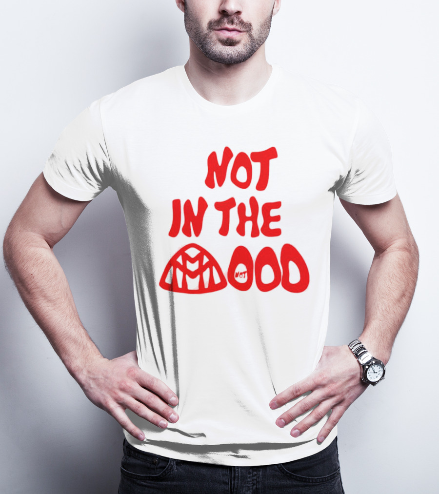 NOT IN THE MOOD Spider-Man Venom Not Mood Balloon Faces T-Shirt