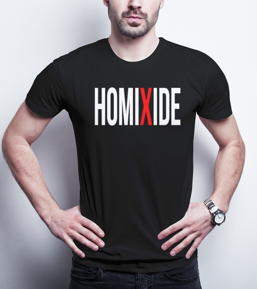Homixide Gang Bold White T-Shirt