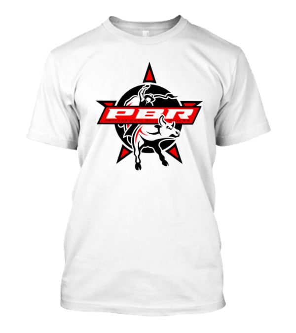 PBR Professional Bull Riders Bull Logo With Stars T-Shirt