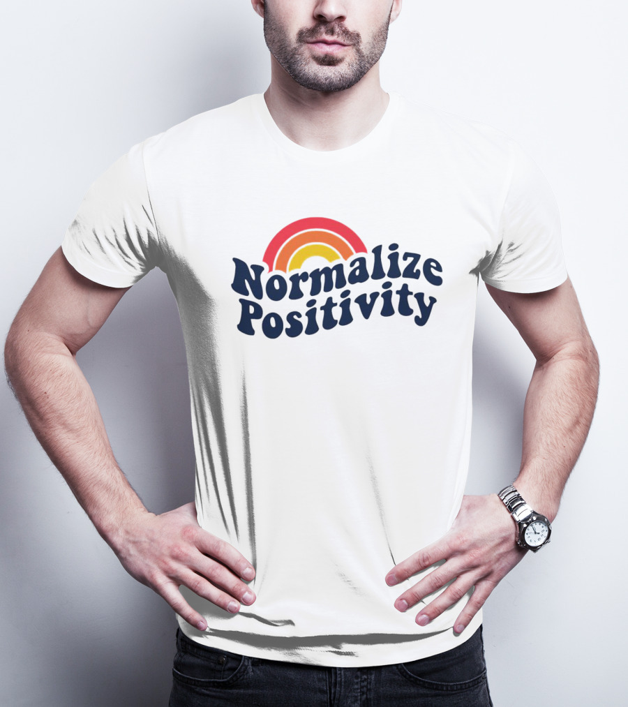 Normalize Positivity Rainbow Bright T-Shirt