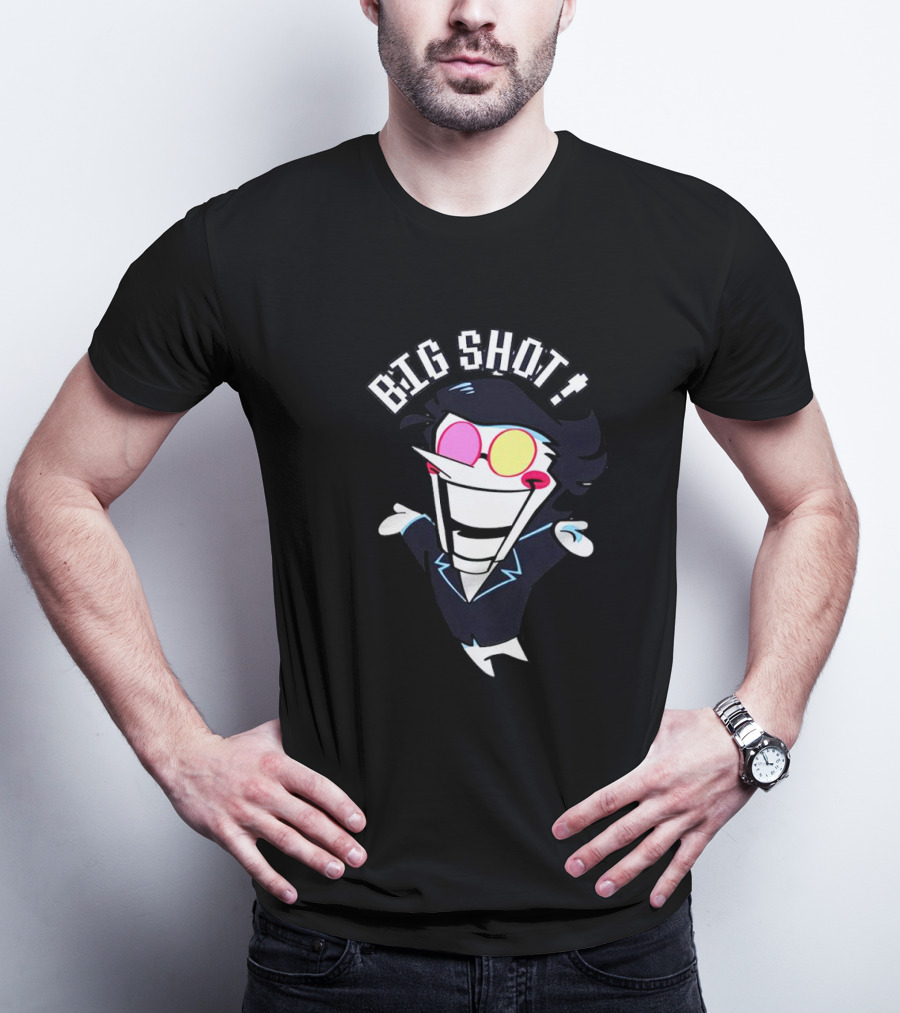 Spamton Big Shot Character With Bold Retro Sunglasses T-Shirt