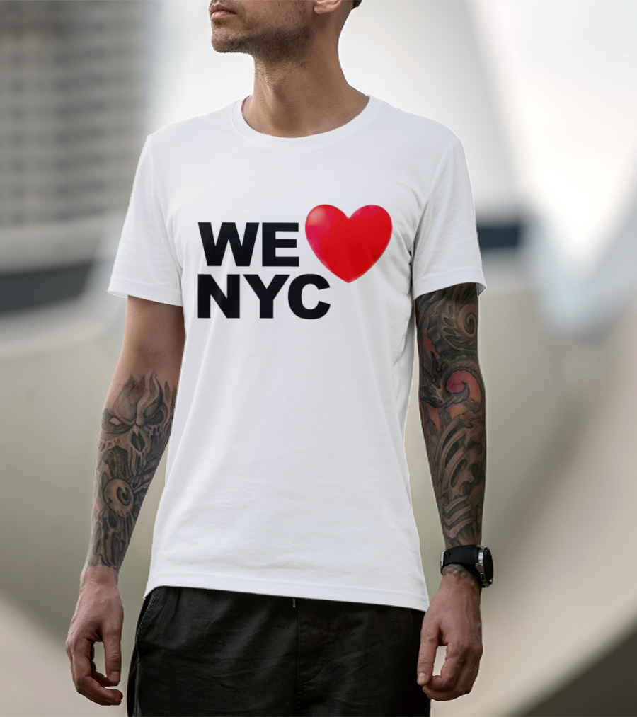 WE Heart NYC Red Love T-Shirt
