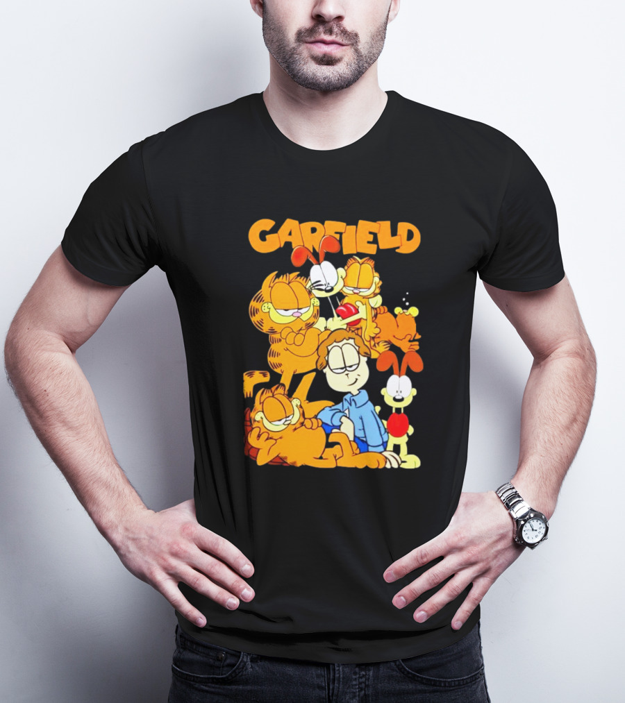 Garfield And Friends Cartoon Characters Reunion T-Shirt
