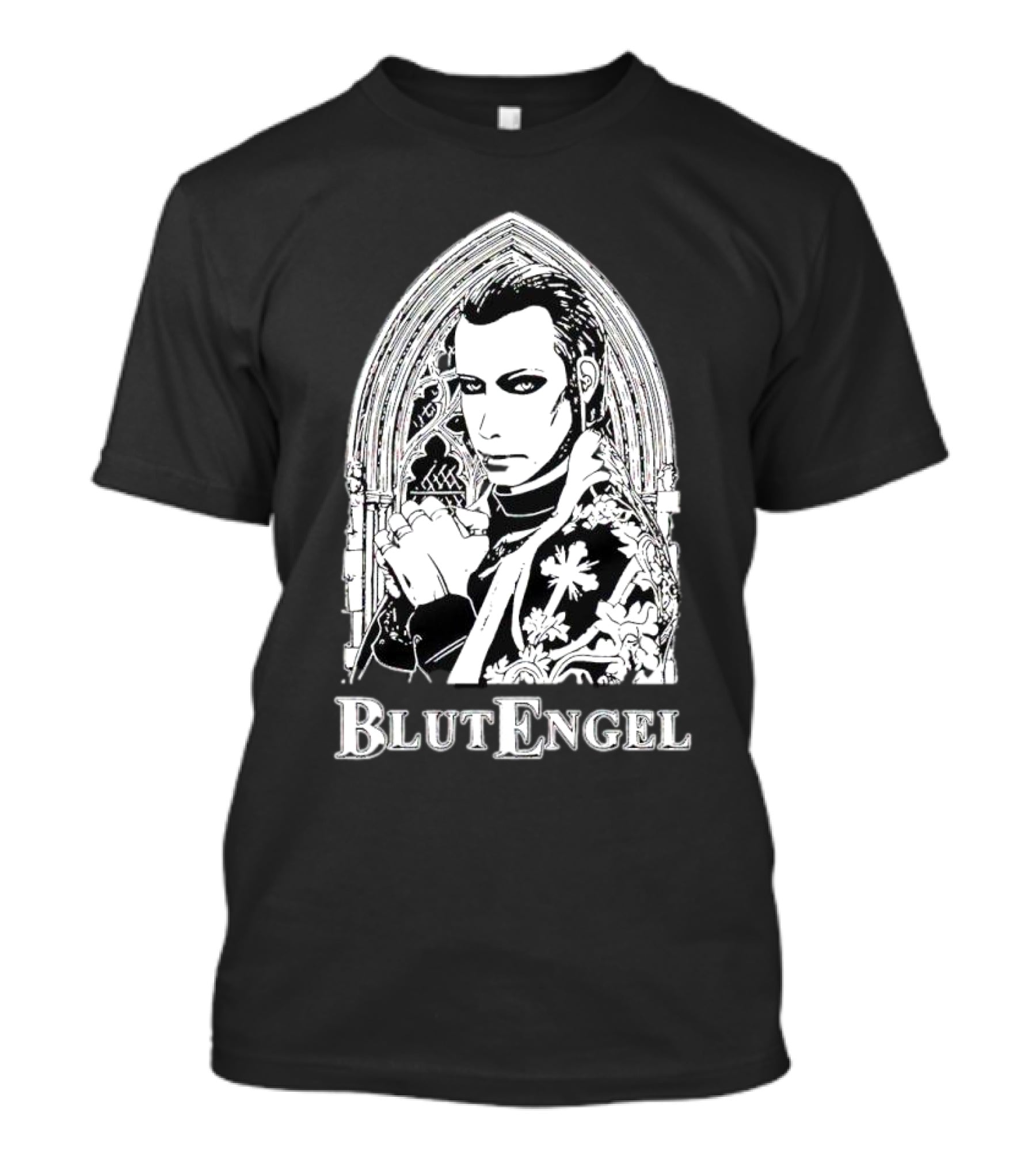 Blutengel Gothic Arch Portrait Chris Paul T-Shirt