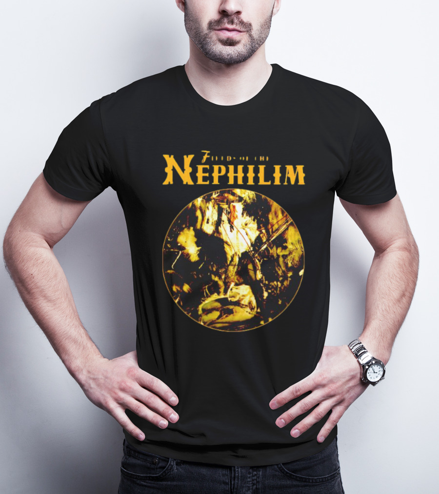 Fields Of The Nephilim Elizium Abstract Circle T-Shirt