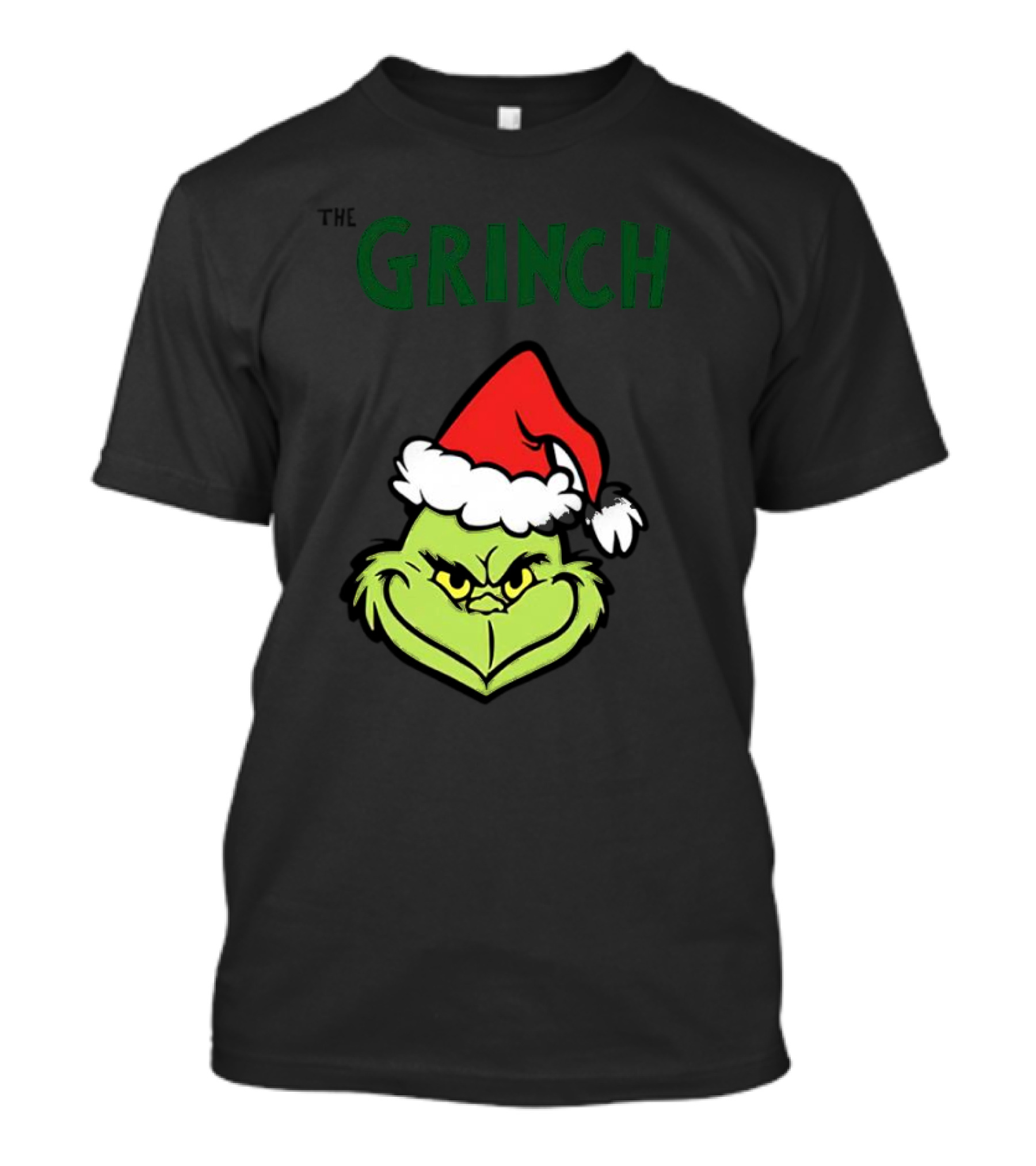 The Grinch Santa Hat Christmas T-Shirt
