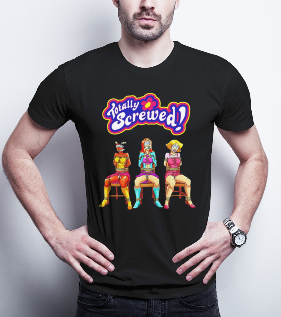 Totally Spies Totally Screwed Colorful Bound Characters T-Shirt