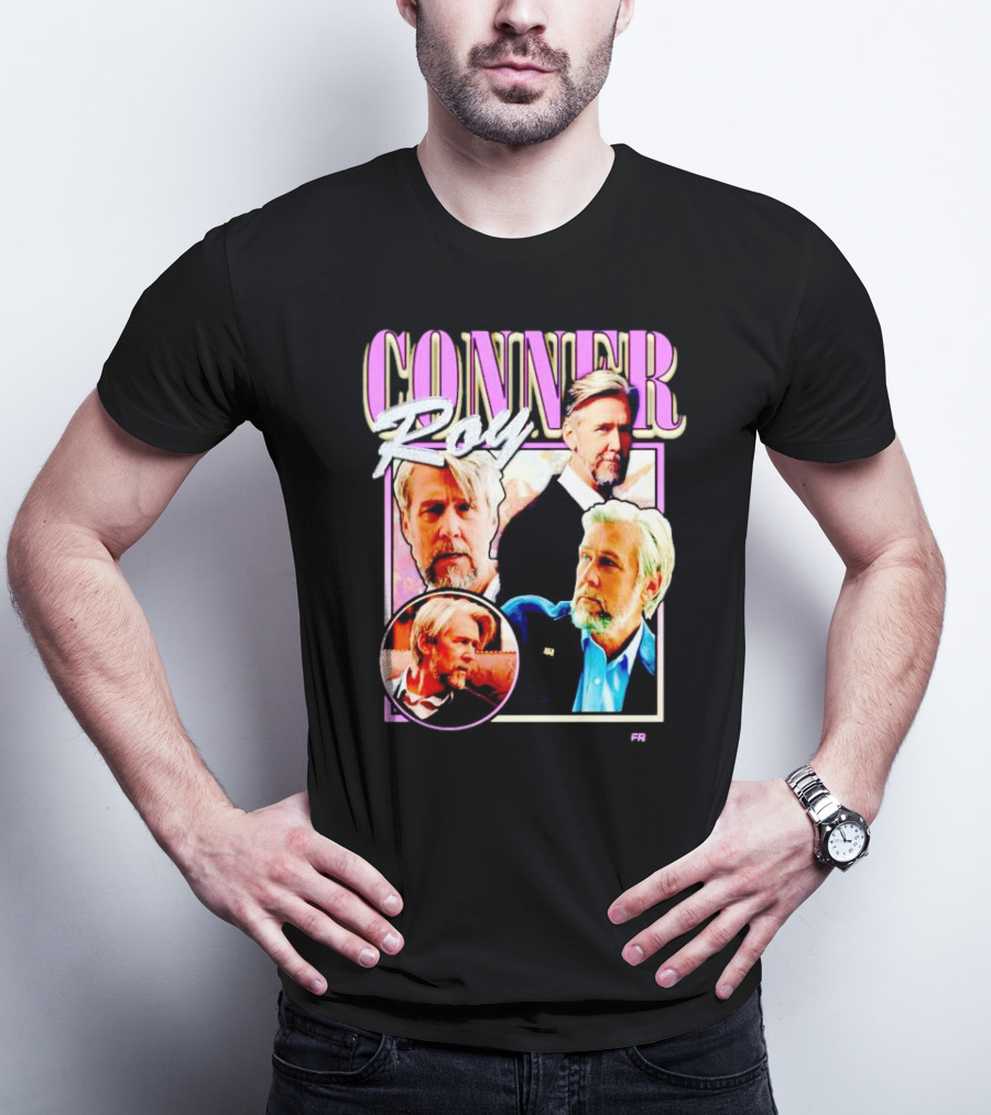 Connor Roy Retro Style Portrait Compilation T-Shirt