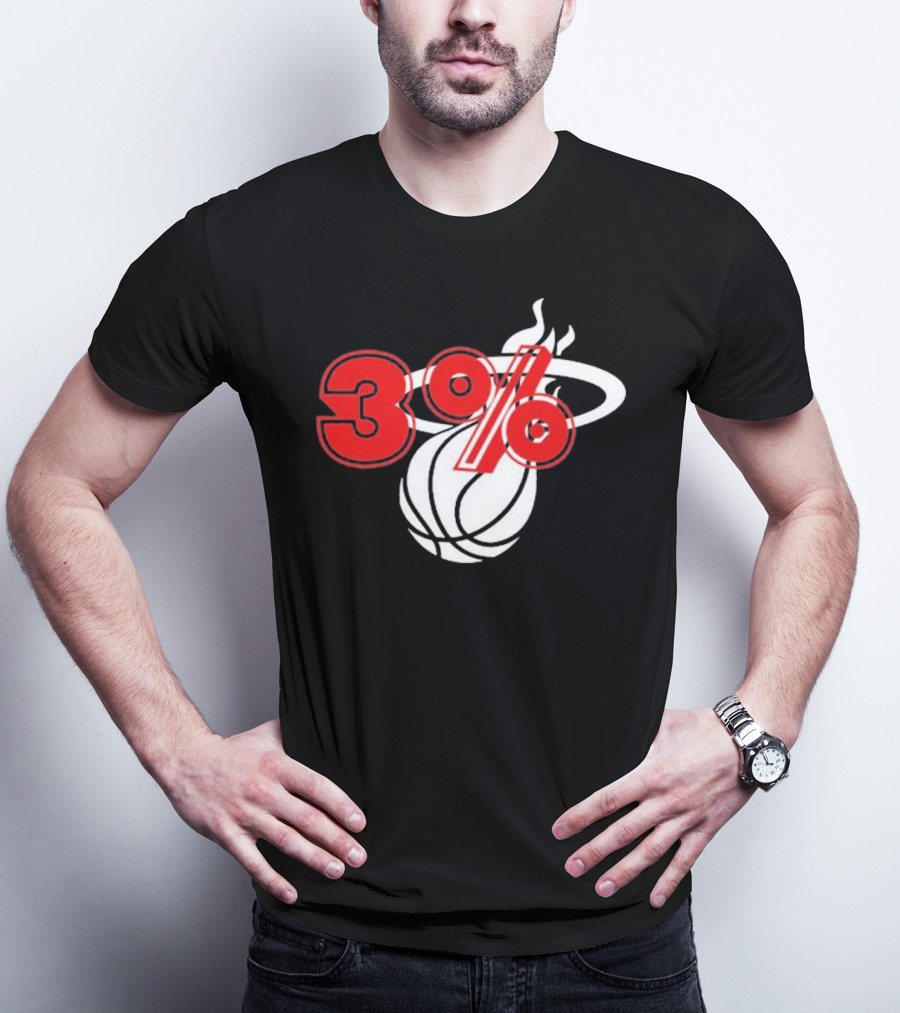 3% Heat Culture Miami Basketball T-Shirt