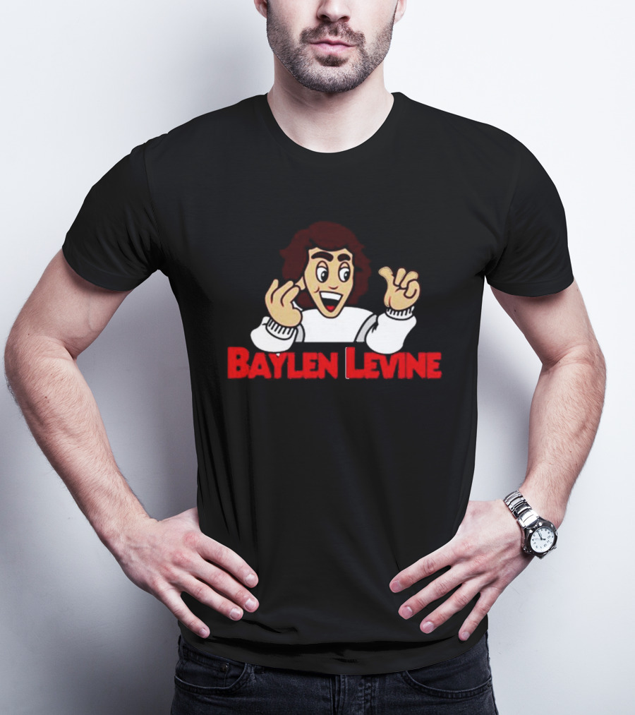 Baylen Levine Cartoon Character Gesture T-Shirt