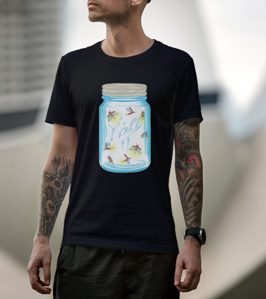 Fireflies In A Jar Y’all T-Shirt