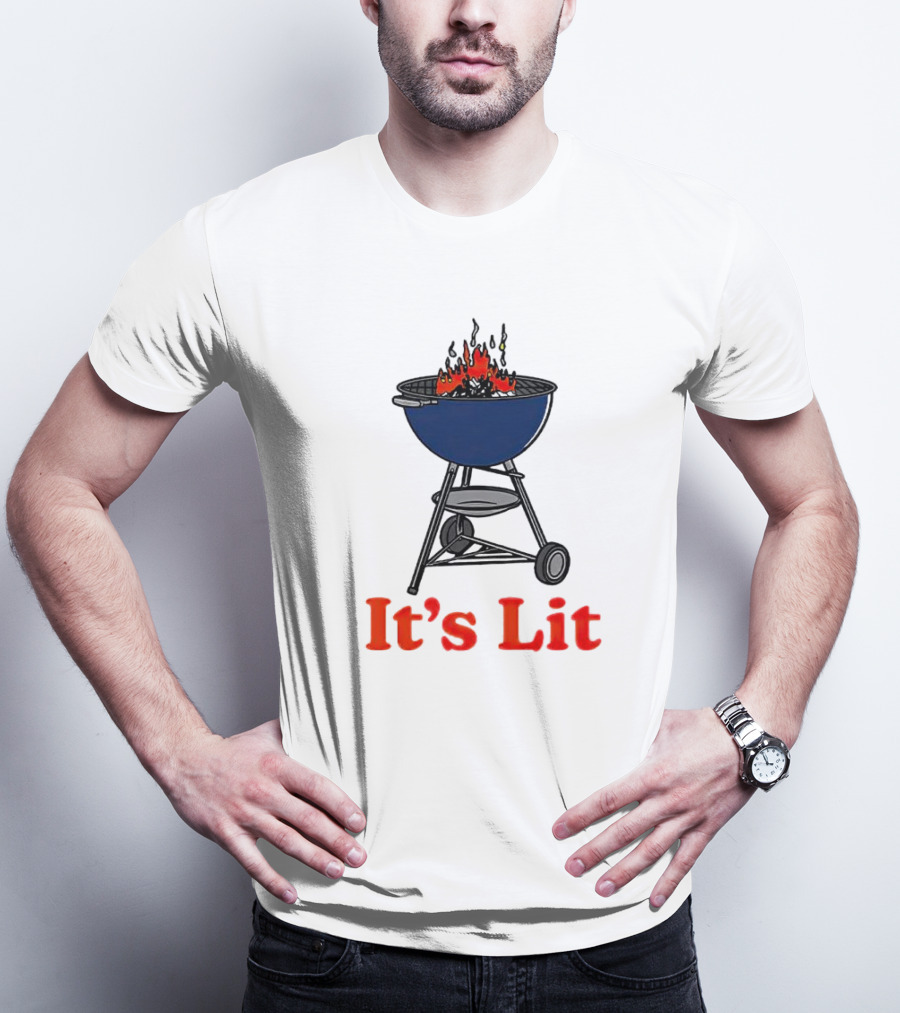It's Lit Grill Flame Barbecue T-Shirt