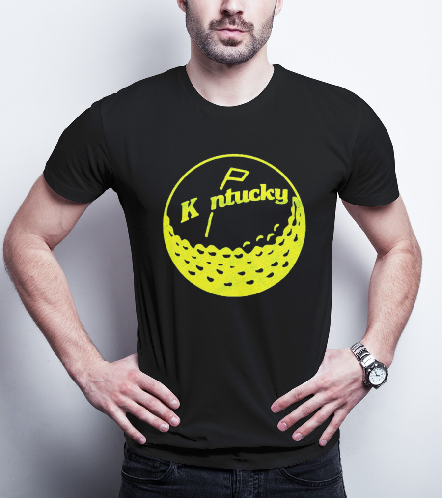 Kentucky Golf Ball Logo With Retro T-Shirt