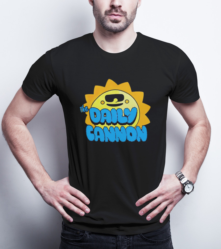The Daily Cannon Sunburst Smile Emblem T-Shirt