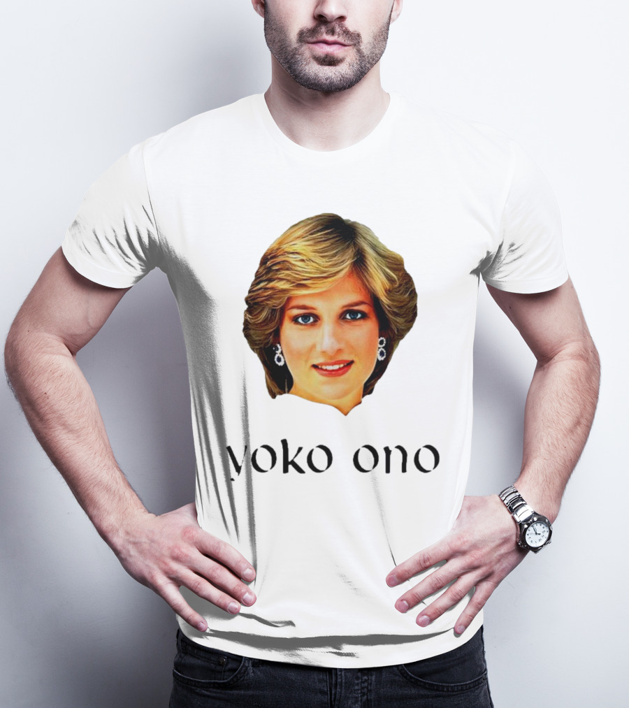 Yoko Ono Diana Iconic Style Fusion T-Shirt