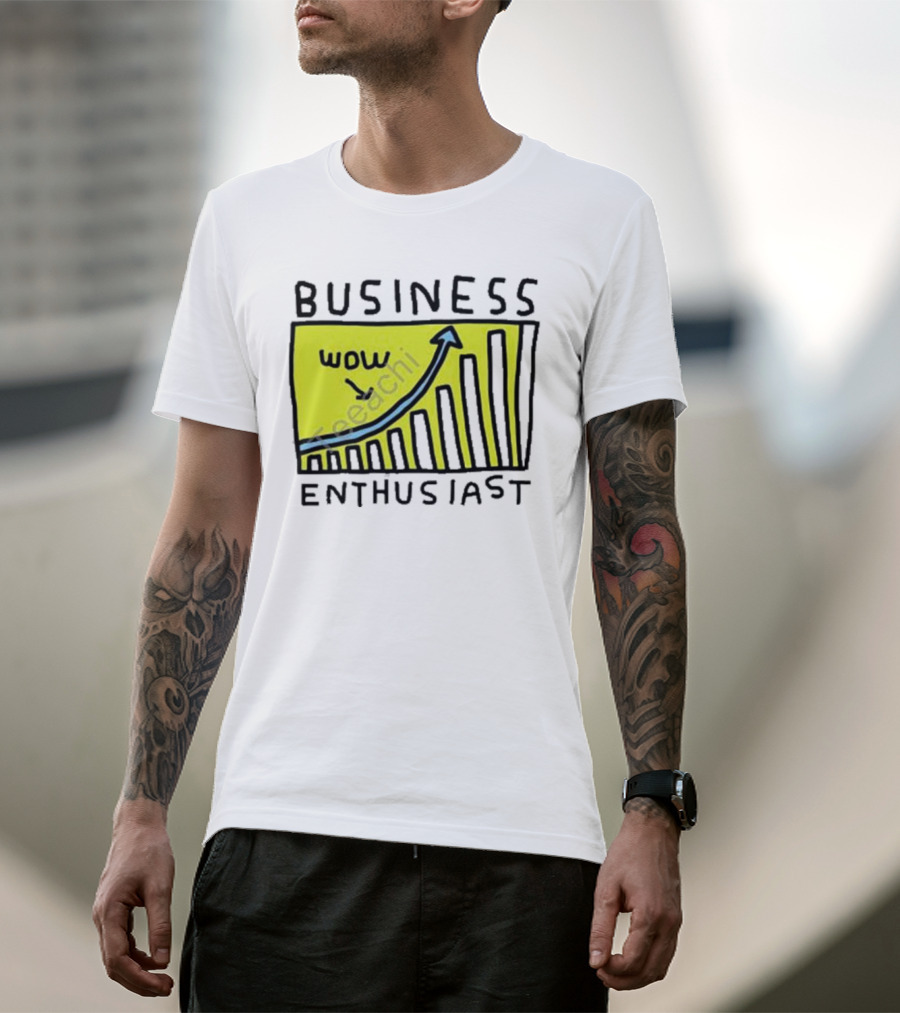 BUSINESS ENTHUSIAST WOW ARROW GRAPH T-Shirt