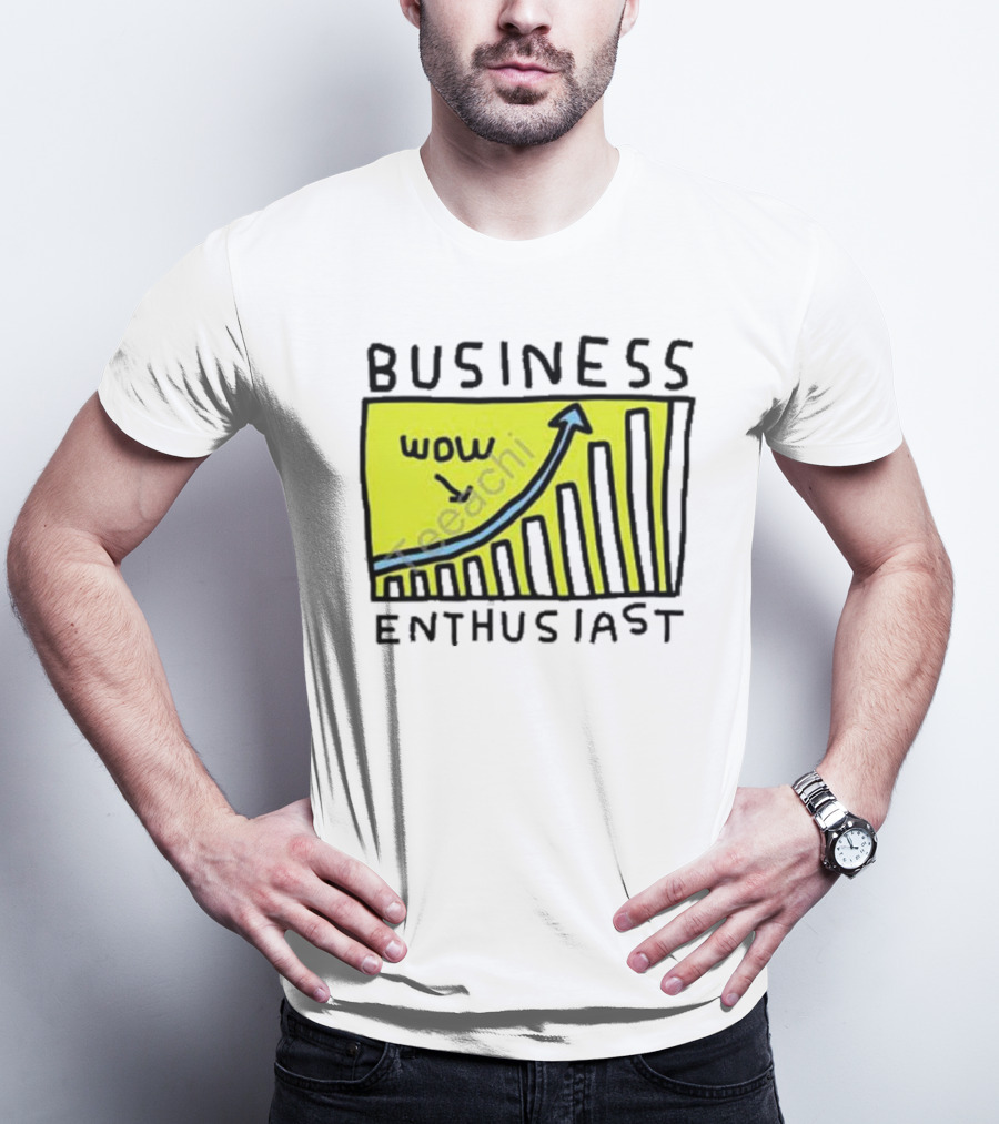BUSINESS ENTHUSIAST WOW ARROW GRAPH T-Shirt
