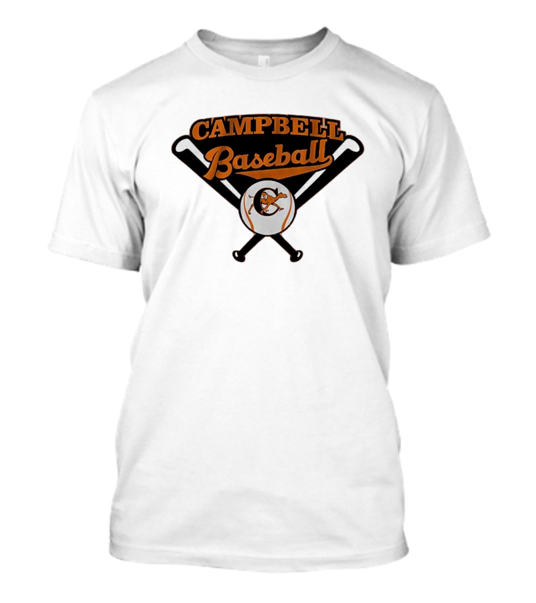 Campbell Baseball Campbell University Baseball Bats T-Shirt