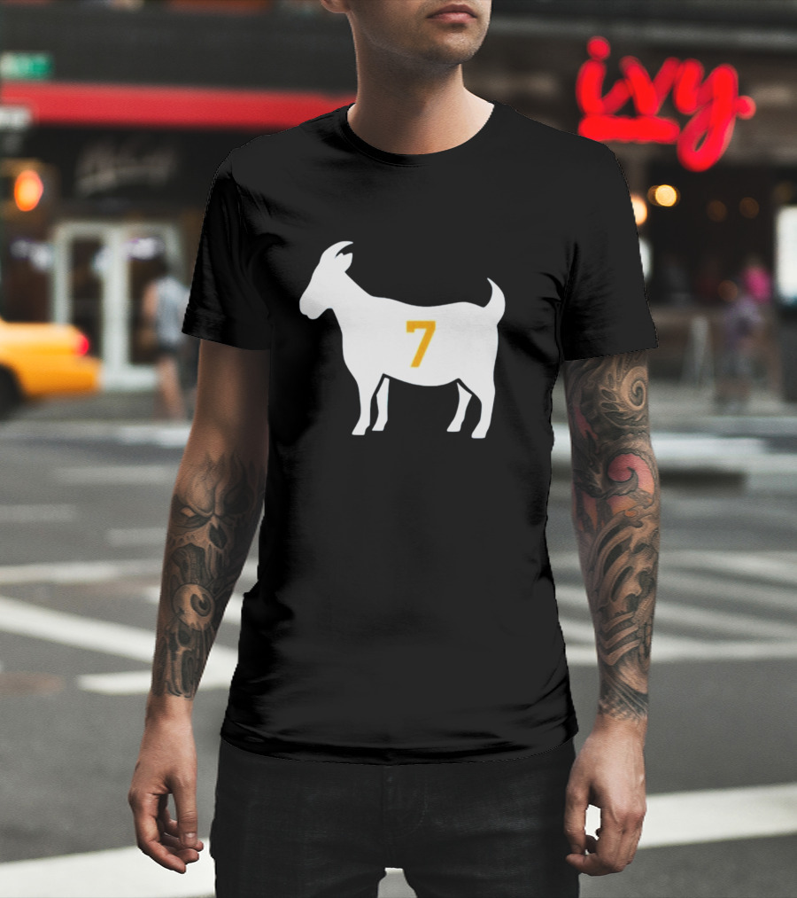 GOAT 7 New York Knicks Number Basketball T-Shirt