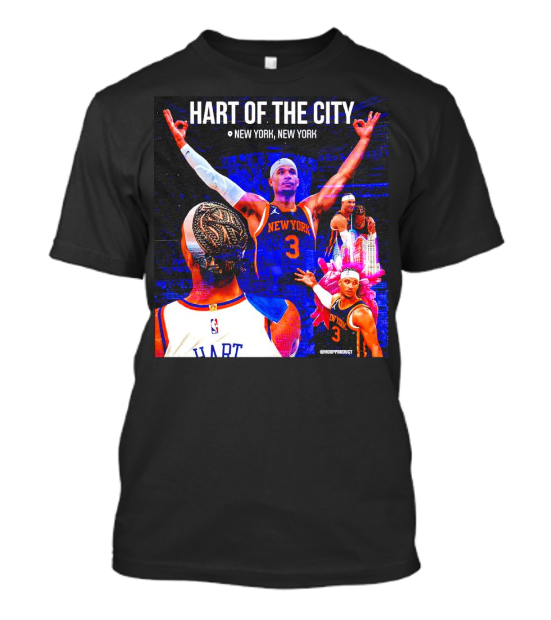 Hart Of The City New York Knicks Josh Hart Basketball NYC T-Shirt