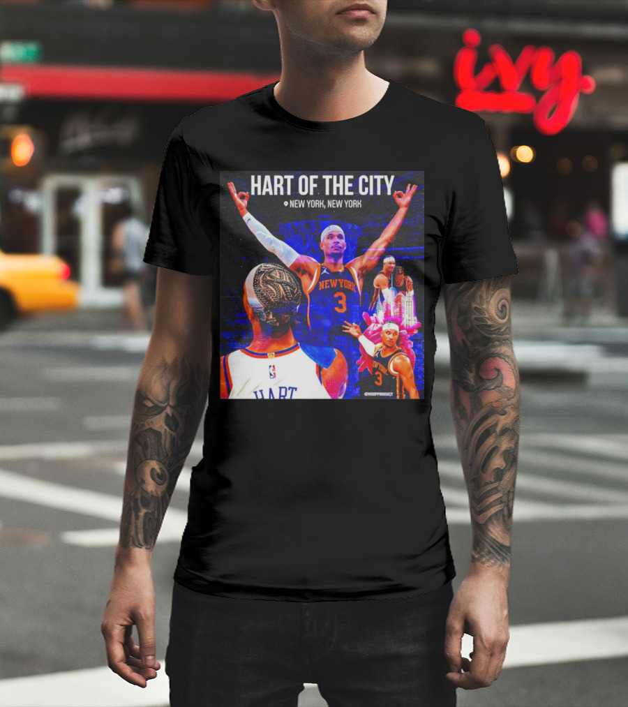 Hart Of The City New York Knicks Josh Hart Basketball NYC T-Shirt