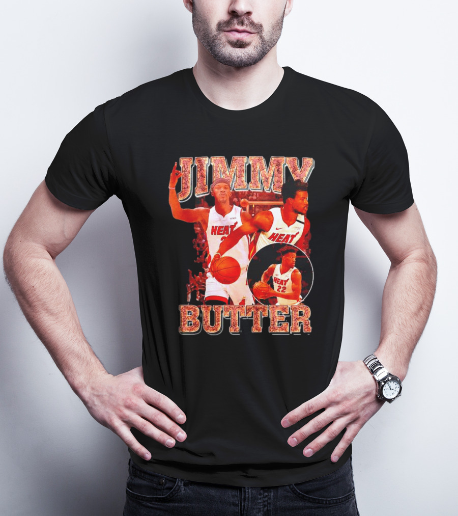 Jimmy Butler Heat Basketball MVP 90s Vintage Bootleg T-Shirt