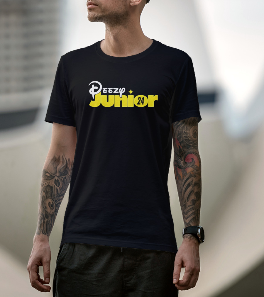 Peezy Junior 24 Disney Style Font T-Shirt