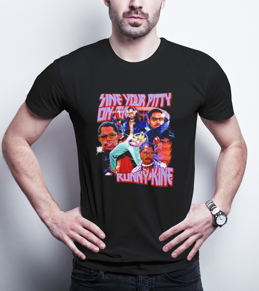 Sine Your Pitty On The Runny Kine Pootie Tang Collage T-Shirt
