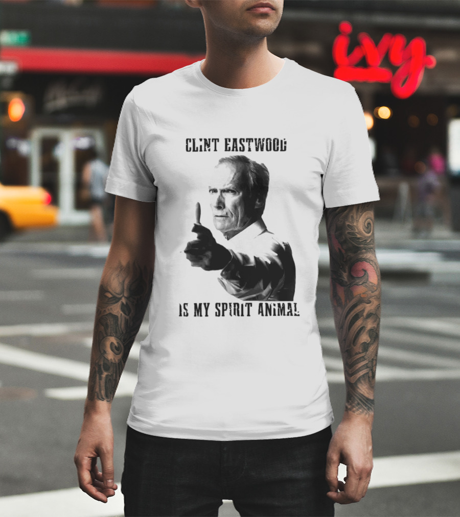 Clint Eastwood Is My Spirit Animal Image T-Shirt