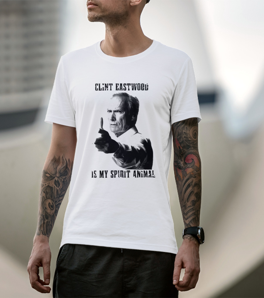 Clint Eastwood Is My Spirit Animal Image T-Shirt