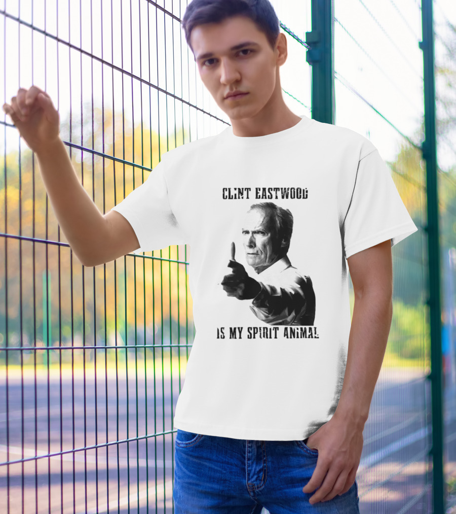 Clint Eastwood Is My Spirit Animal Image T-Shirt