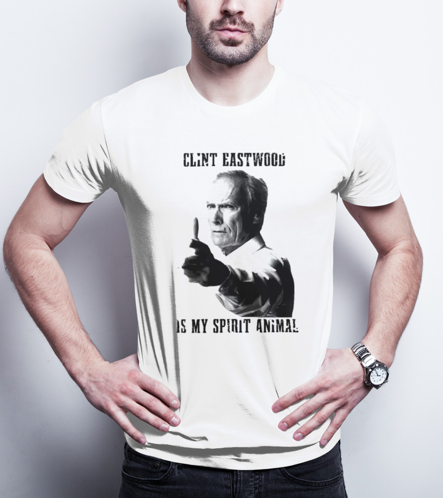 Clint Eastwood Is My Spirit Animal Image T-Shirt