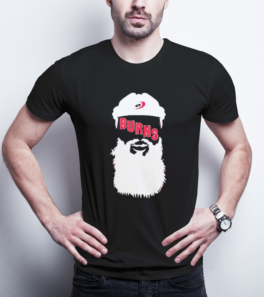 Carolina Hurricanes Brent Burns Hockey Bearded T-Shirt