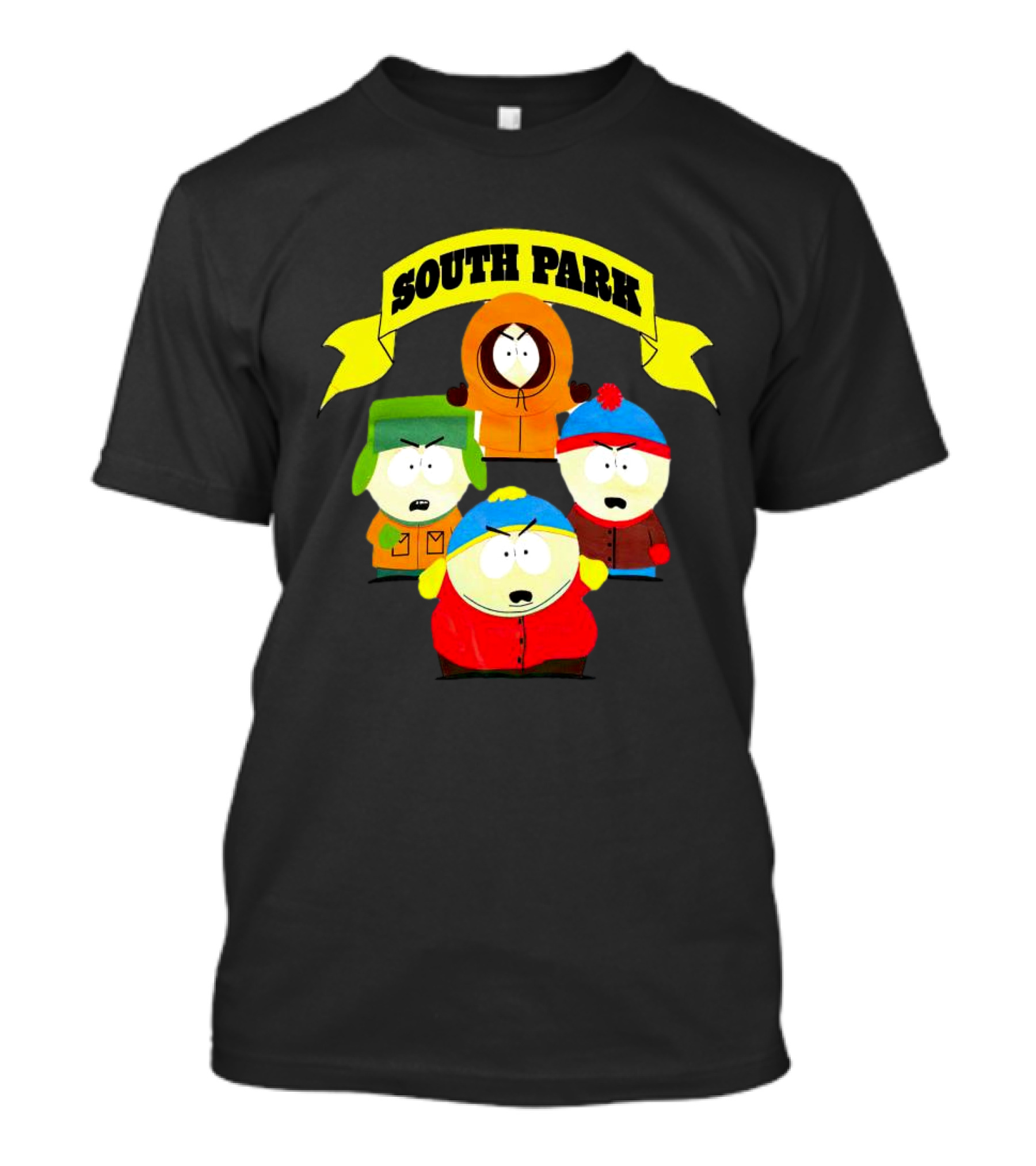 South Park Characters Iconic Group Kenny Kyle Stan Cartman T-Shirt