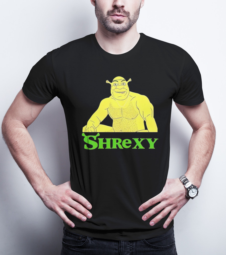 Shrek Shrexy Funny Ogre Meme T-Shirt