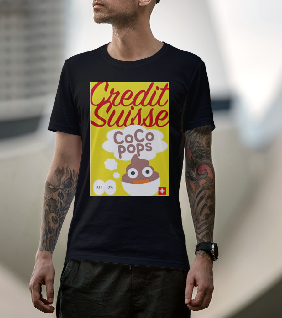 Credit Suisse CoCo Pops Parody Box AT1 0% T-Shirt