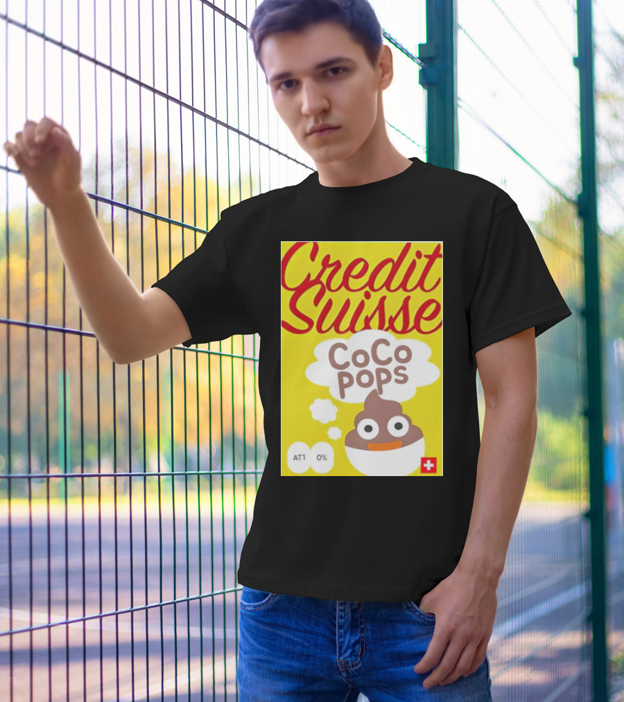 Credit Suisse CoCo Pops Parody Box AT1 0% T-Shirt