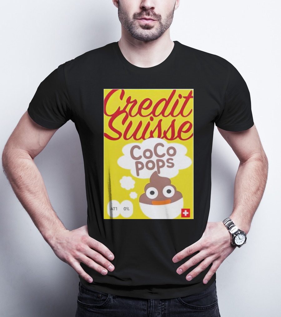 Credit Suisse CoCo Pops Parody Box AT1 0% T-Shirt