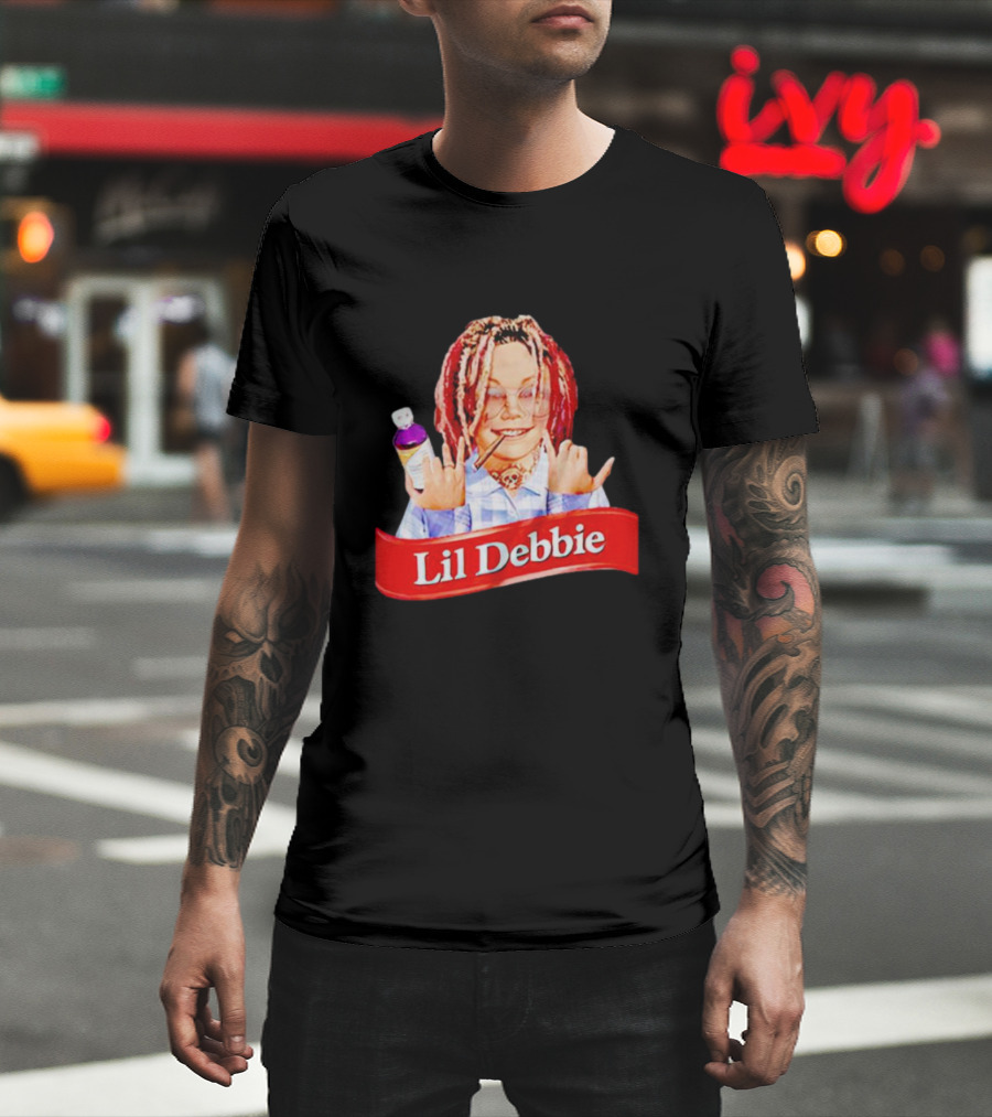Lil Debbie Double Cup Braids Smiling T-Shirt