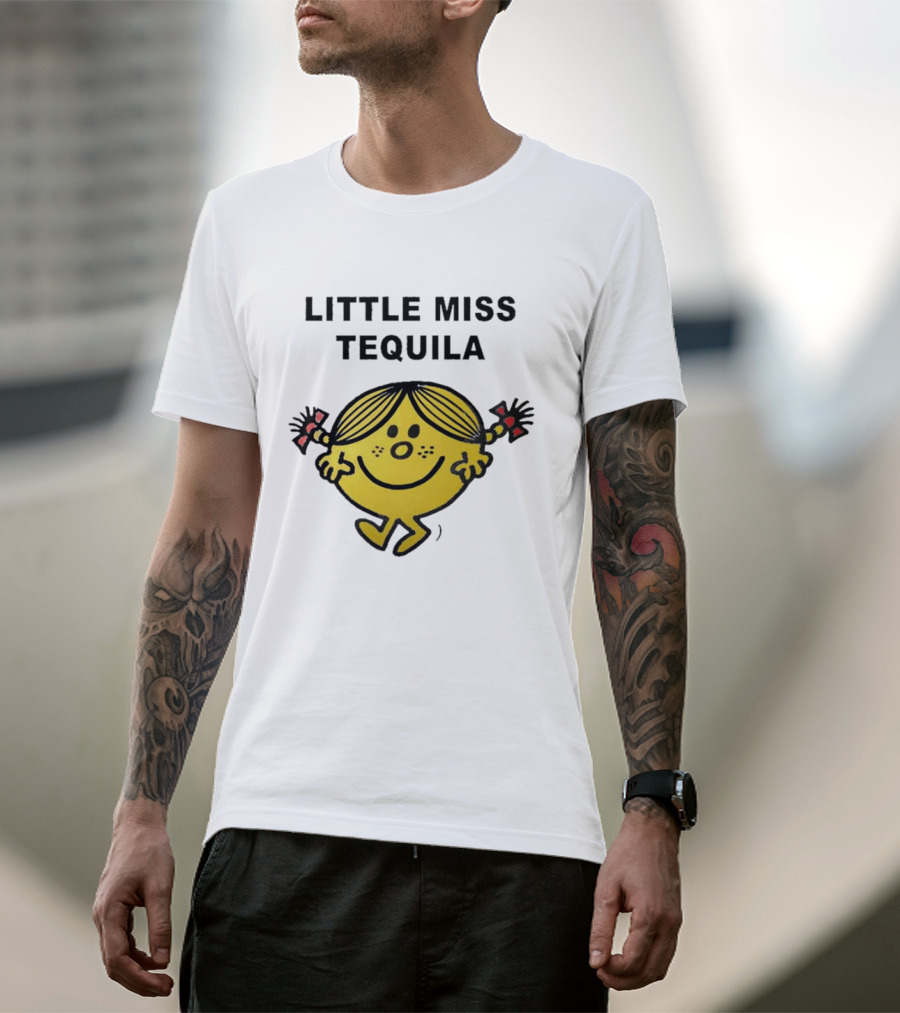Little Miss Tequila Fun Character T-Shirt