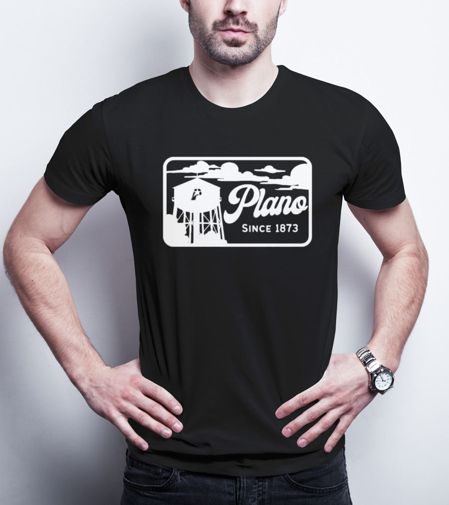 Plano Since 1873 Water Tower T-Shirt