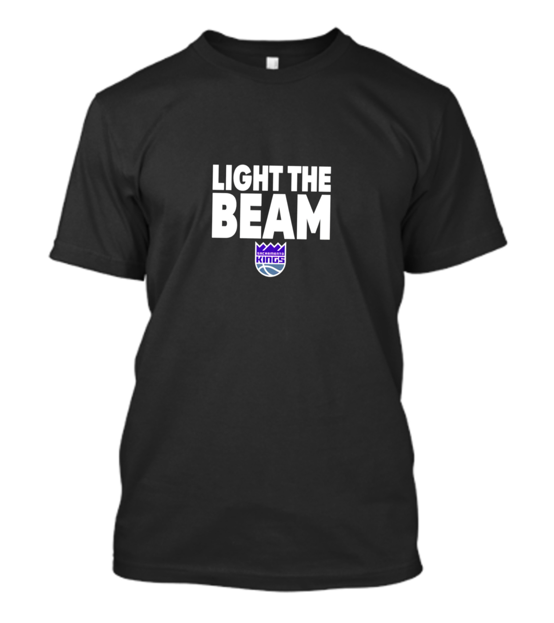 Light The Beam Sacramento Kings Basketball Team T-Shirt