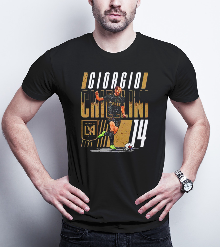 Giorgio Chiellini LAFC Flex Number 14 Los Angeles T-Shirt