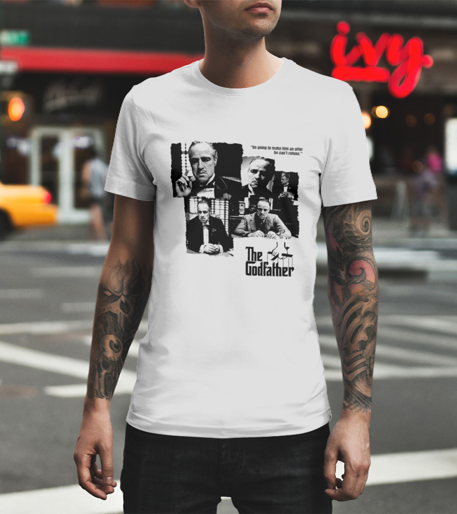 The Godfather I'm Going To Make Him An Offer He Can't Refuse Iconic Film T-Shirt