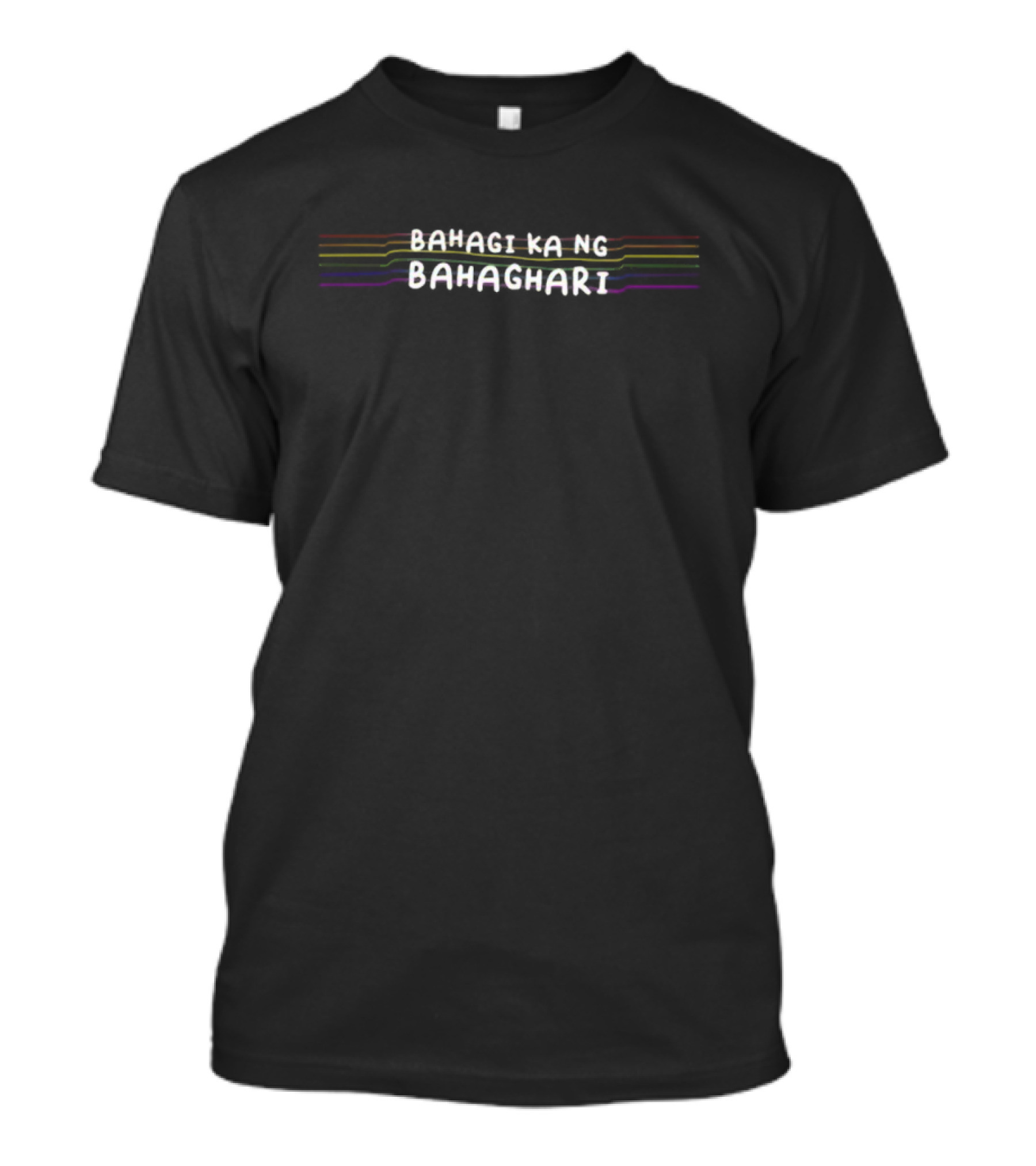 Bahagi Ka Ng Bahaghari Rainbow Lines T-Shirt