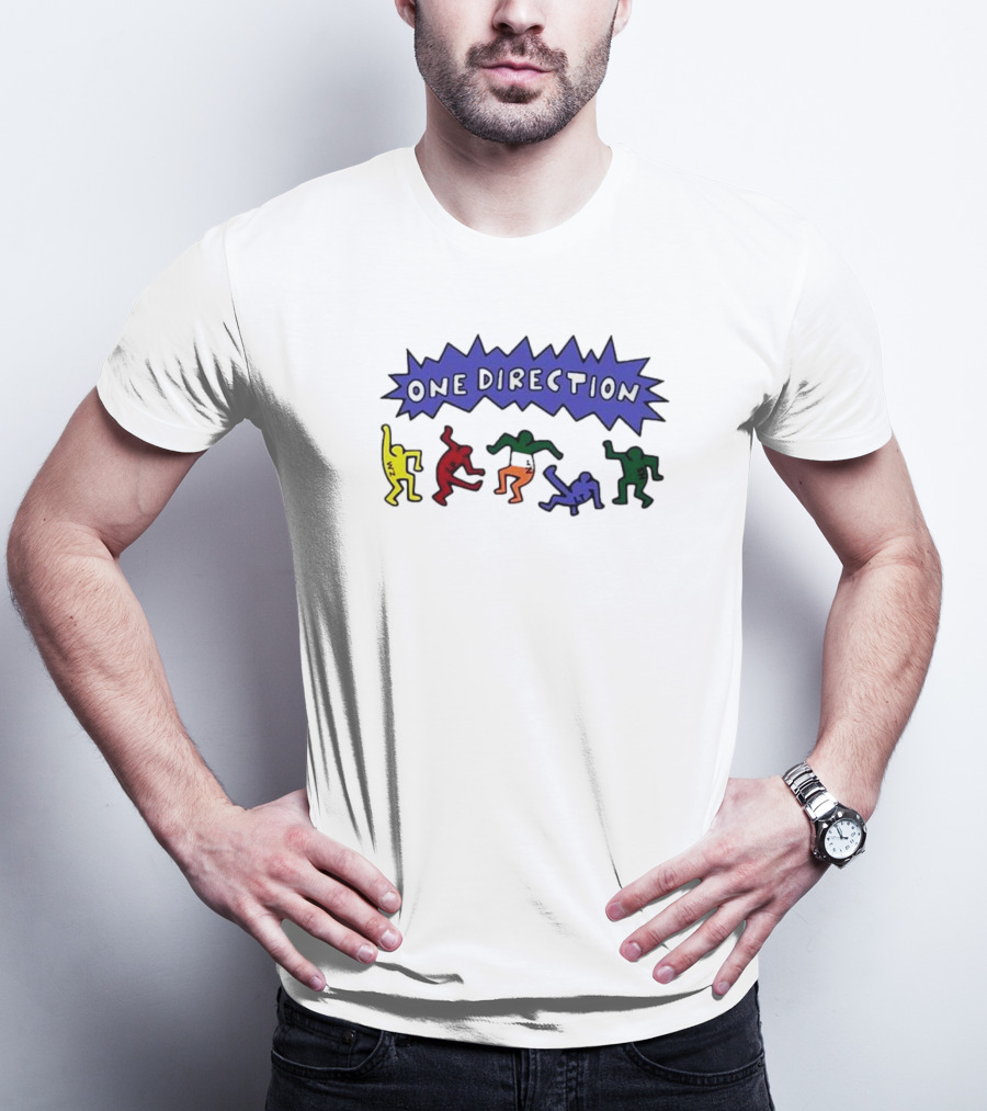 One Direction Dancing Figures Haring T-Shirt